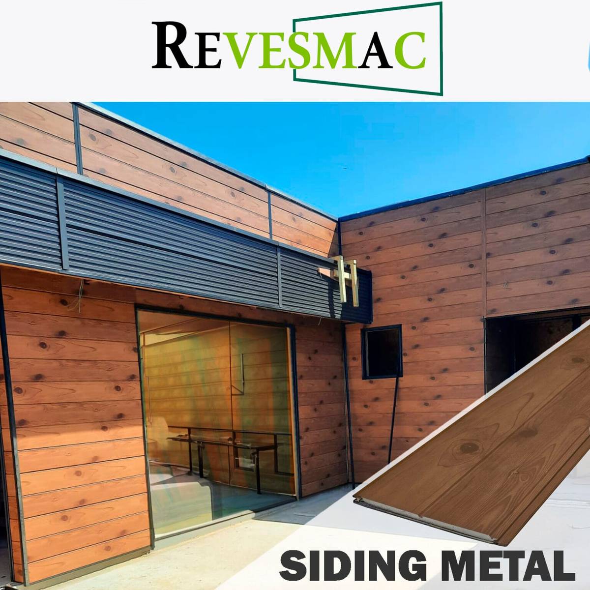 Siding metálico - Revesmac